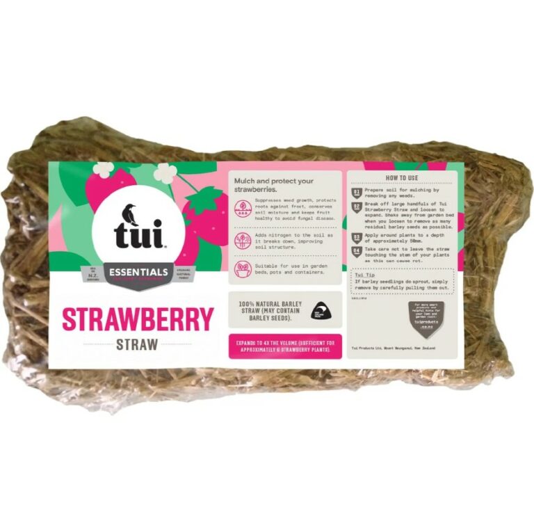 Tui Strawberry Straw 5L - Springvale Garden Centre