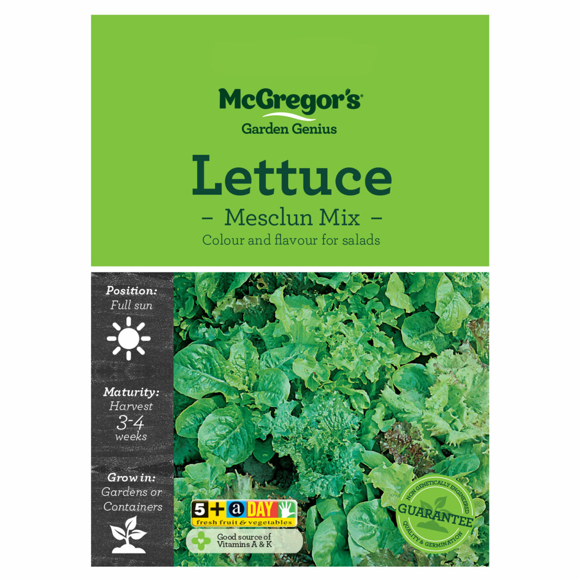 Seeds - McG Lettuce Mesclun Mix - Springvale Garden Centre