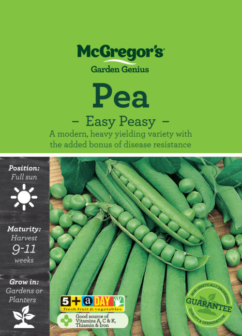 Seeds - McG Pea Easy Peasy - Springvale Garden Centre