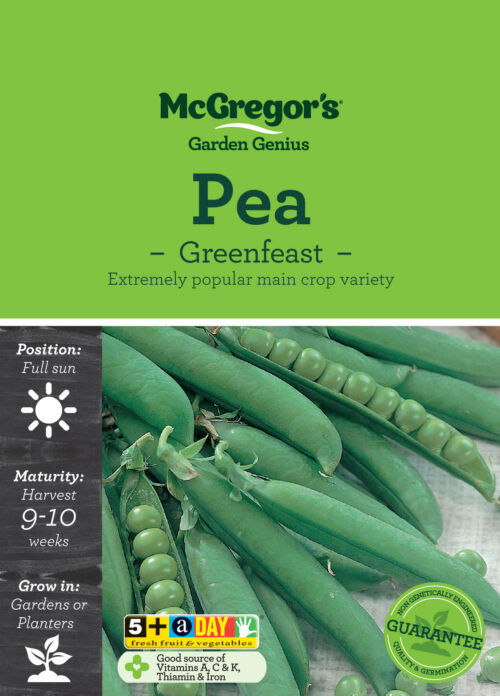 Seeds - McG Peas Greenfeast - Springvale Garden Centre